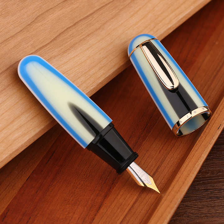 Moonman Q1 Annual Ring Resin Fountain Pen - Perfect for Students