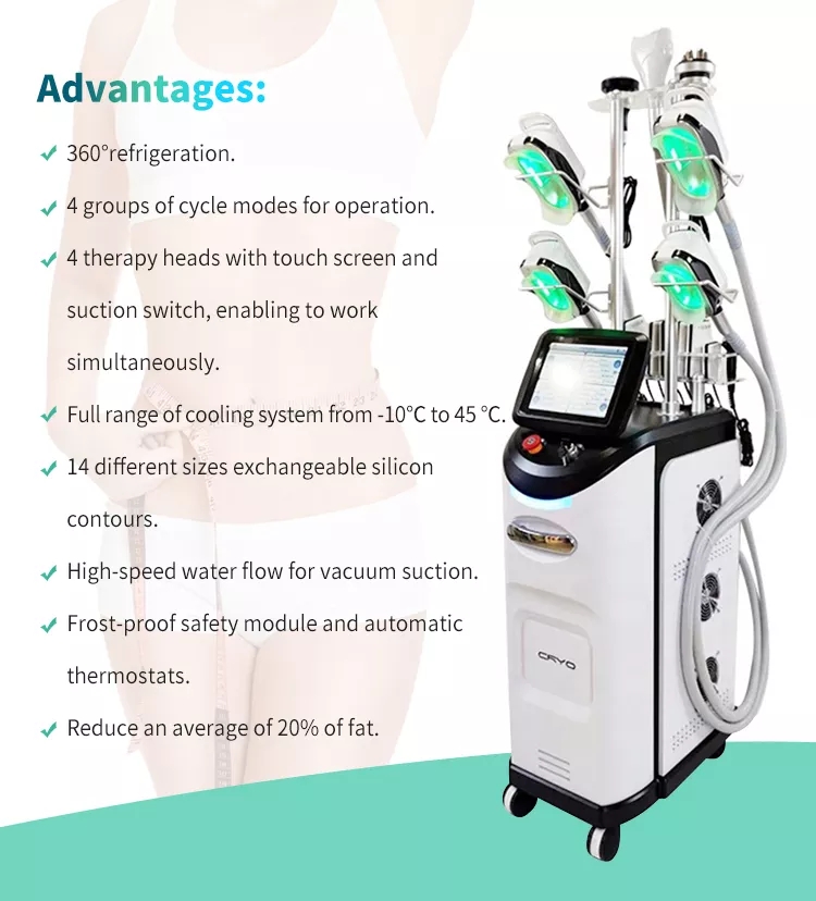 5 Handles Fat Freeze Vacuum Lipo 40k Cavitation Rf... From ...