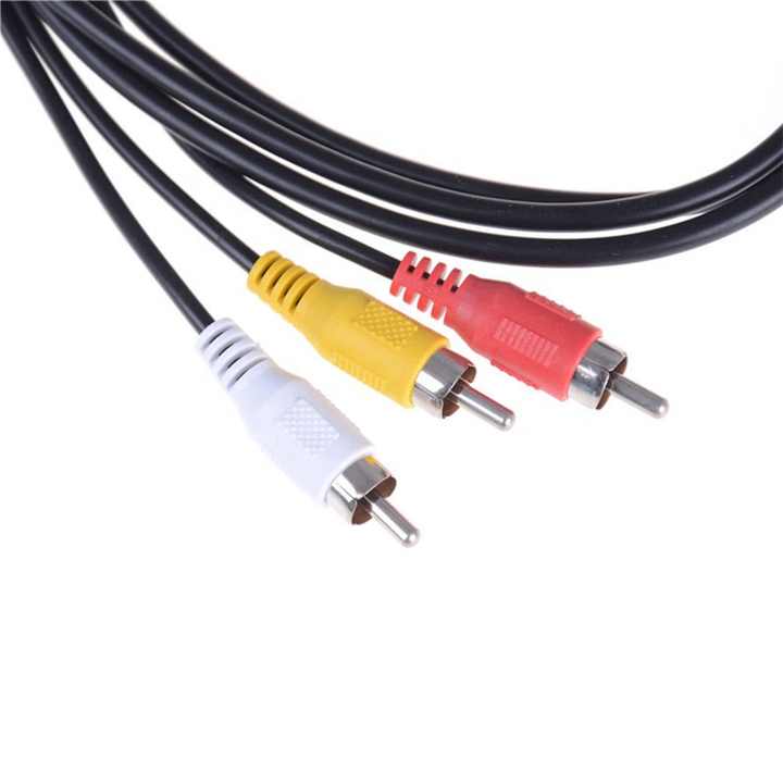 HongXing USB to RCA Cable USB2.0 Male to 3 RCA Male Connector Stereo ...