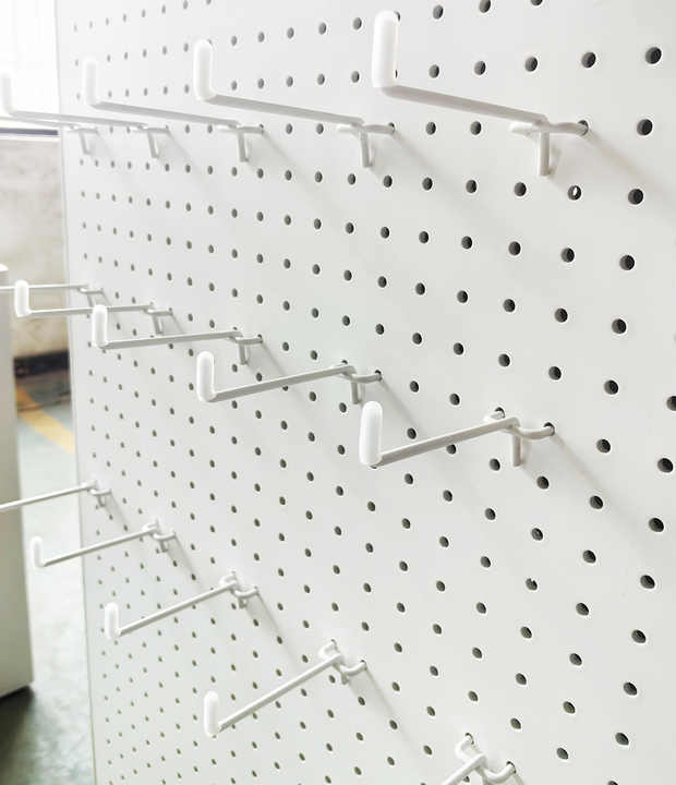 Metal Rotating Peg Board Displays Shelf Rack Stand Spinning Pegboard ...