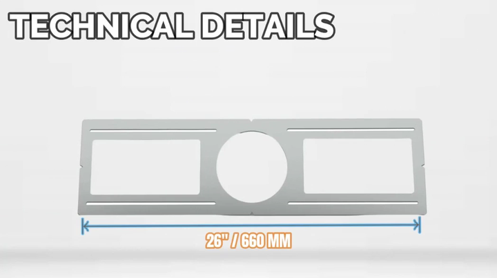 Galvanized Metal Plate For Recessed LED Light Fixture Mounting Bracket ...