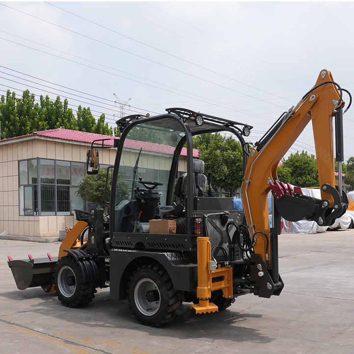 Heavy Machinery Backhoe Wheeled Loaders Backhoe Excavator 4WD Tractors ...