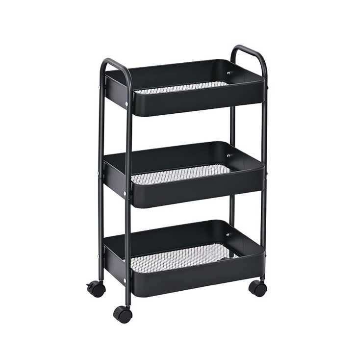 Classic Organizer Storage Trolley - 3 Tier Utility Cart