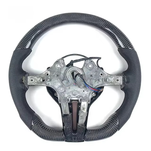 Premium Custom Stitched Leather Steering Wheel for BMW M3 M5 F10 F30 X1 ...