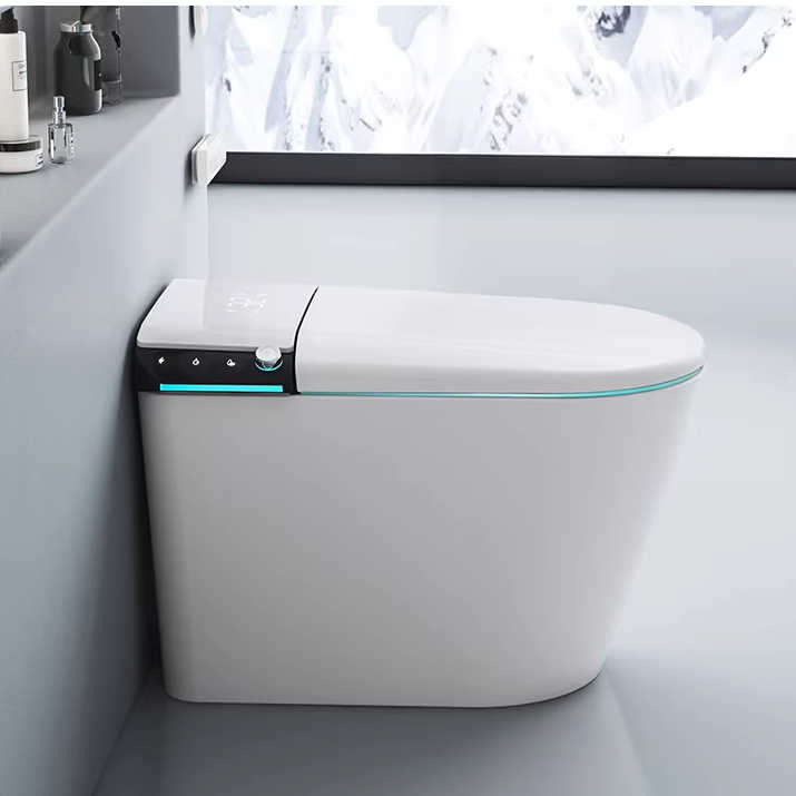Luxury Smart Toilet Touch Screen Self Cleaning Electronic Intelligent ...