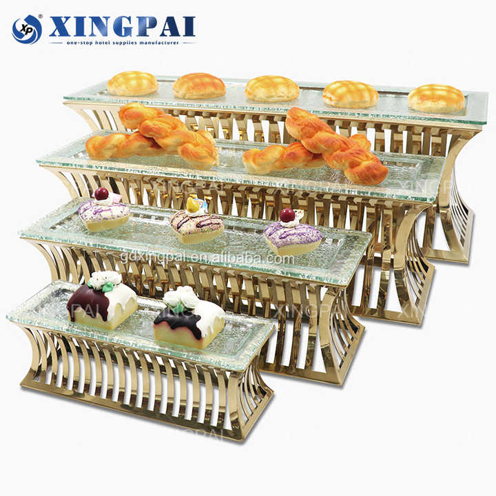 XINGPAI Buffet Dessert Stands High Risers for Buffet, Arabic Unique ...