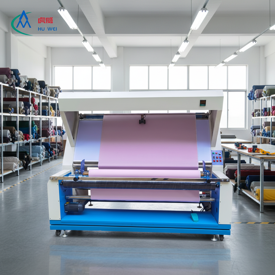 HUWEI Automatic Fabric Inspection Machine Motor 1900mm Working Width ...