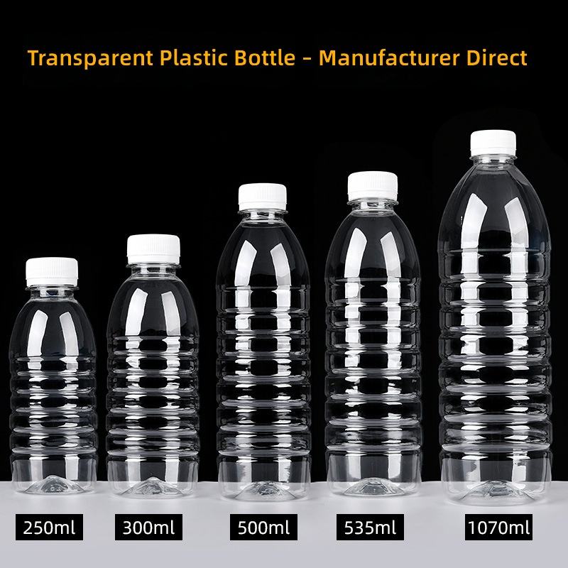 500ml Transparent PET Plastic Disposable Beverage Bottle Custom Brand ...