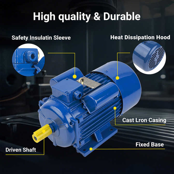 3 Phase Electric Motor Terminal Box at Side - 11kw Power