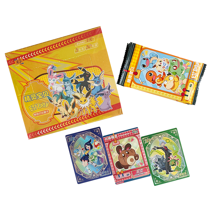 Chinese 30 Pack Tcg Poke Mon Origin Trading Collection Cards Cartas Eif ...