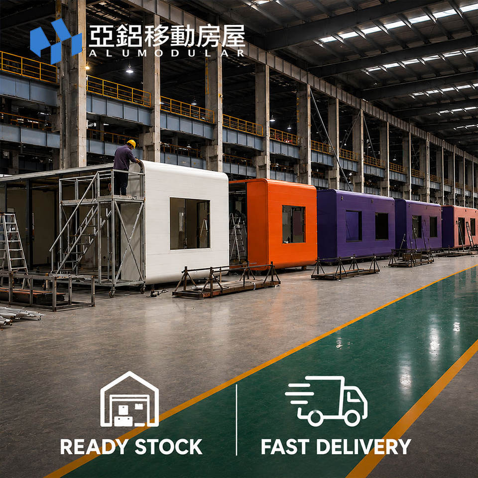 20ft Modern Prefab Modular Cabin Aluminum Cladding One-Stop Custom ...