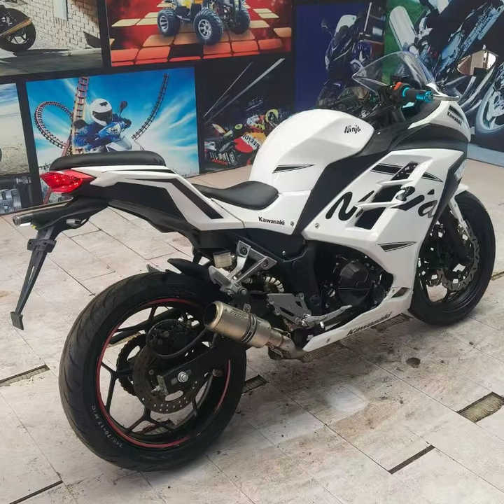 Kawasaki "Little Ninja" Second-hand Motorcycle, 2- Cylinder, Air-cooled ...