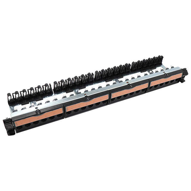 19 Inch Removable Module Patch Panel with 24 Ports Cat6 Network ...