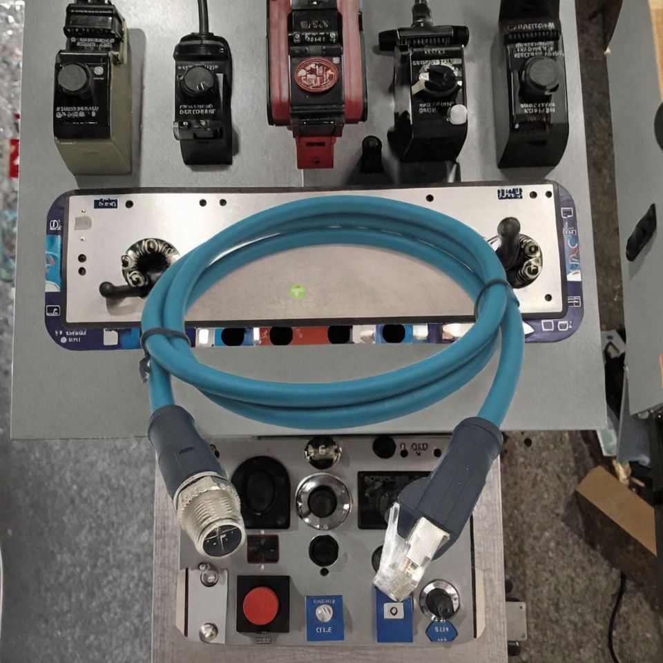 Welding Cable DIN CAT 6A Industrial Sensor X Code 8 Pin Male Plug to ...