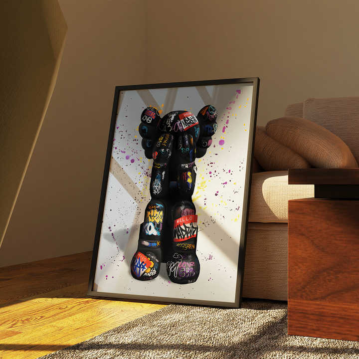 Graffiti Poster Set of 3 Printable Bears Graffiti Poster Toys Prints ...