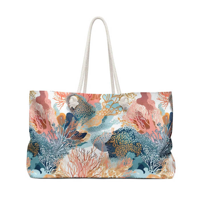 Abstract Coral Reef Design Pattern Design Tato Rope Strap Weekender ...