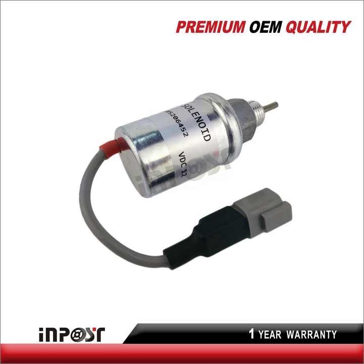 Diesel Engine 12V Stop Solenoid U85206452 for CAT Perkins