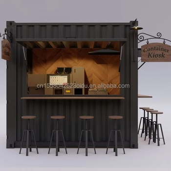 10ft Mini Pop-up Shop Container Coffee Shop Bar Fast-food Restaurant ...