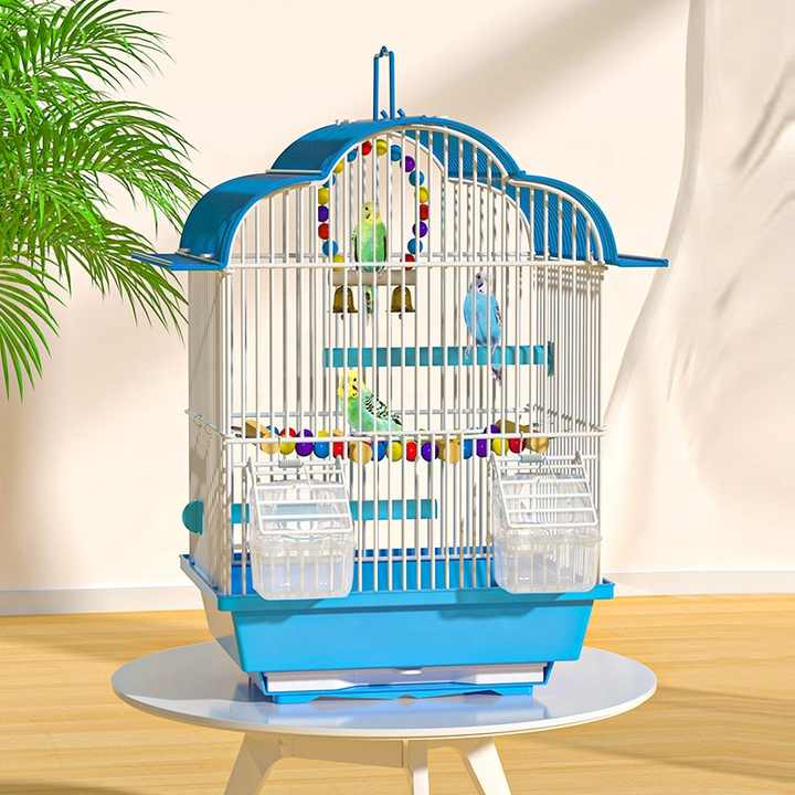 Lovely Blue Bird Breeding Cage Small Bird Breeding Cage Parrot Canary ...