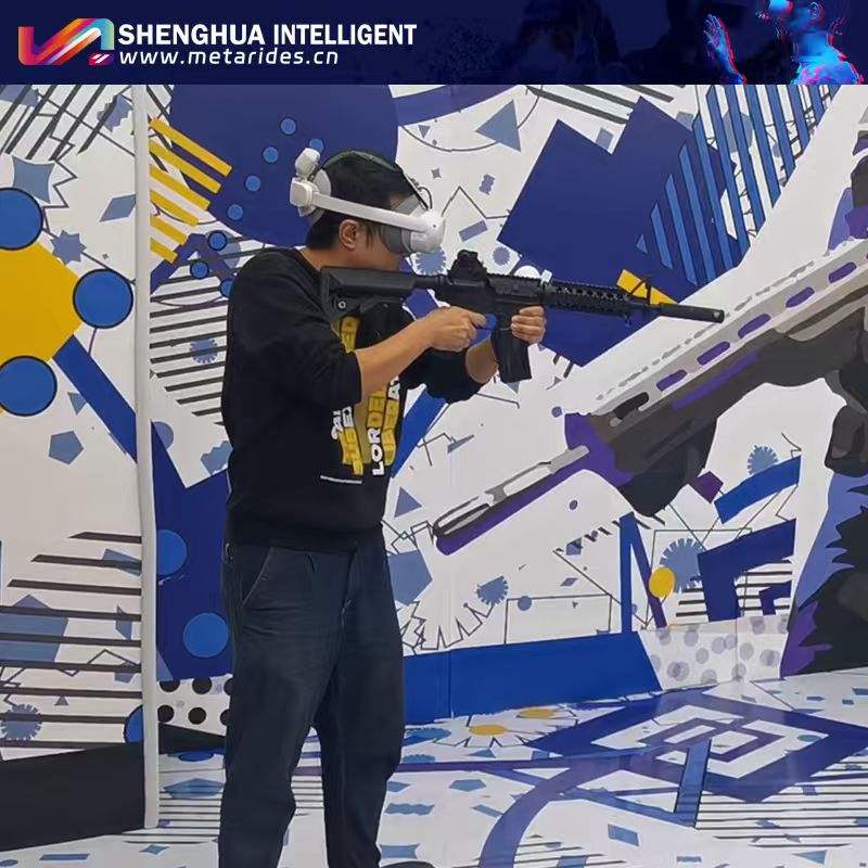 Indoor Playground Vr Arena MR/VR Shooting System VR AR Multiplayer Game ...