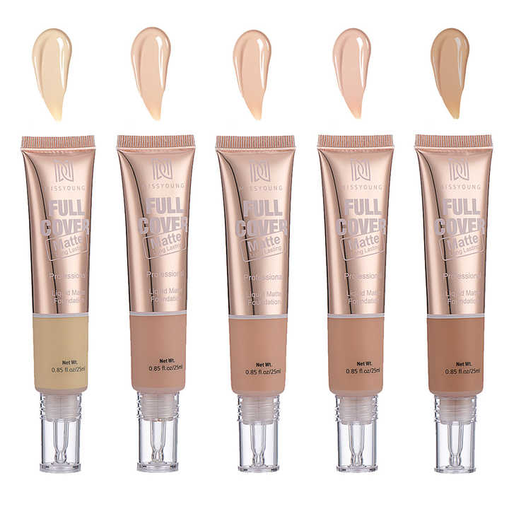 21002 Vegan Make up Foundation High Quality for Dark Skin Full Coverage ...