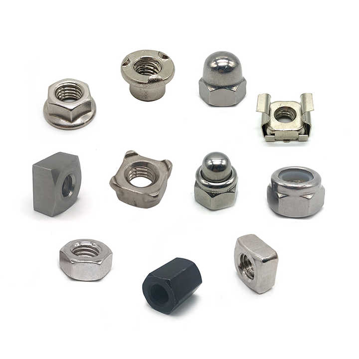 Hex nut m2 m3 m4 m8 m10 m12 m14 m16 hexagonal nut astm a563 steel ...