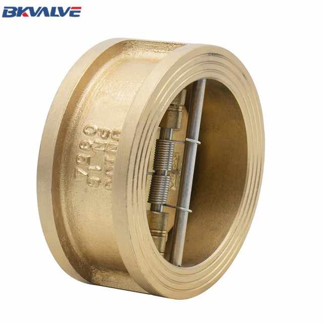 Non Return Wafer Type Swing Dual Plate Check Valve Dn100