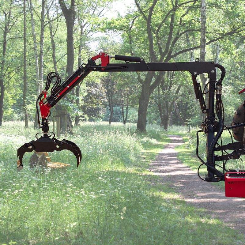 Factory Log Crane 3 Point Hitch Forest Crane Wood Timber Crane for ...