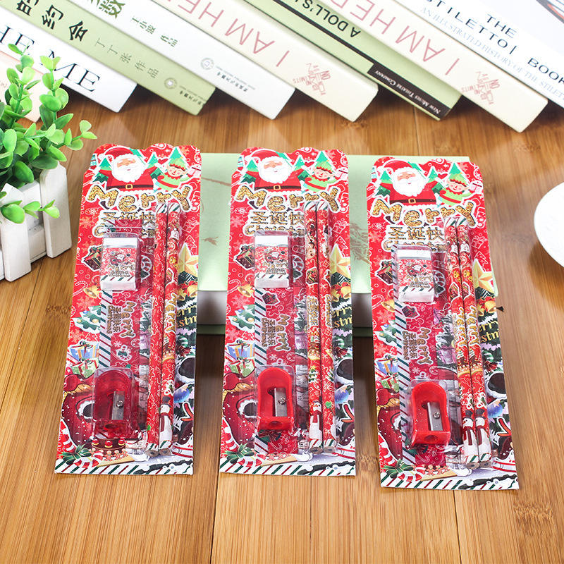 CHXN Cartoon Christmas Stationery Set for Children's Learning Christmas ...