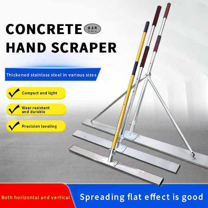 Durable Construction Tools Genuine Concrete Hand Scraper 1.2m Yellow ...