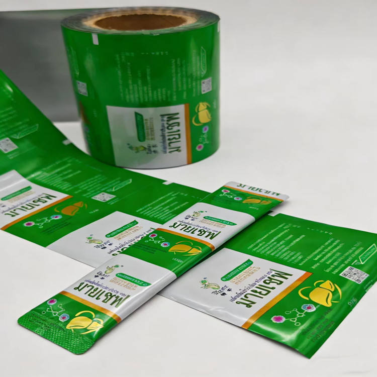 Green Print PET/PE Roll Film 15cm Food Grade High Barrier Moisture ...