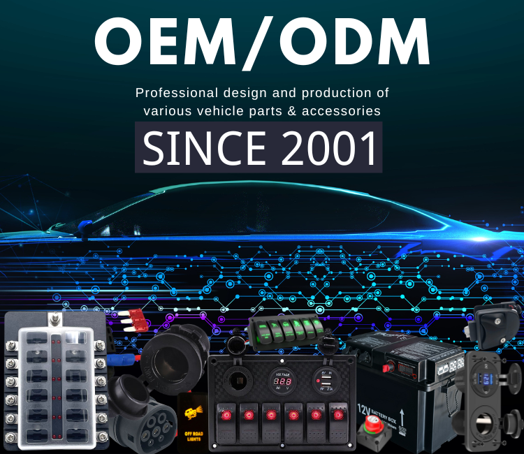 Universal Dimmable 12V LED Switch 8 Position Switch Panel with Circuit ...