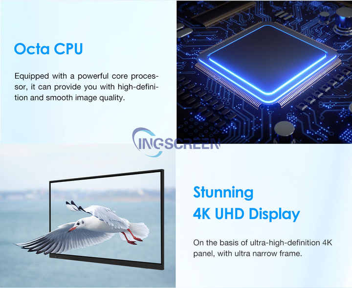 INGSCREEN Interactive Whiteboards - High Haze OC Displays