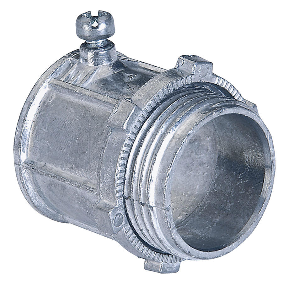 Compression EMT Connector 1-1/2" EMT Conduit Fittings with Set Screw ...