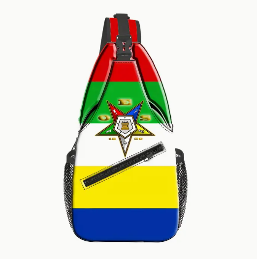 OES Order of the Eastern Star Sling Bag Crossbody Shoulder Backpack ...