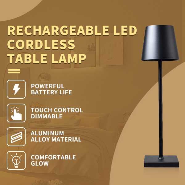 Touch Sensor Table With Led Light Touch Bar Table Lamp Retro Led ...