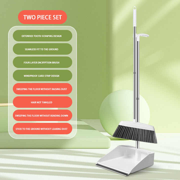 Portable Household Cleaning Tools Set Detachable Long Handle Soft PP ...