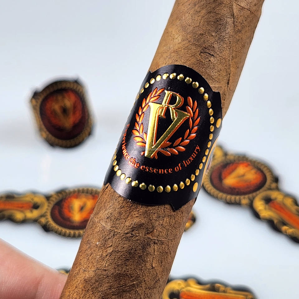 Promotion Waterproof Adhesive Stickers for Cigar Labels with Die-Cut ...