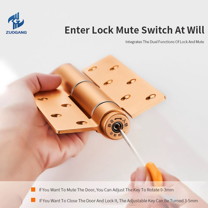 Hydraulic E-Type Buffer Door Hinges - Heavy Duty & Silent