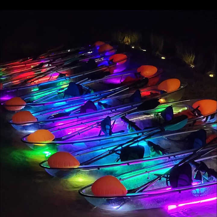 Crystal Transparent Kayaks PC Clear Canoeing Touring Crystal Clear ...
