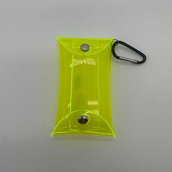 Custom Logo Transparent PVC Small Storage Pouch Cute Candy Color ...