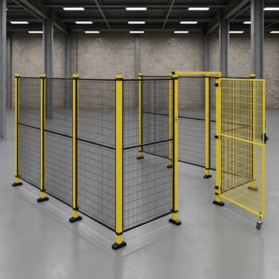 Durable Perimeter Barrier OSHA Compliant Impact Resistant Industrial ...