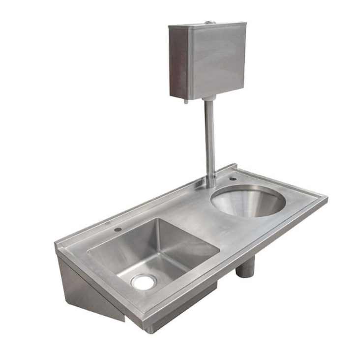 Customized Double Bowl Stainless Steel Medical Wash Basin Wall Mounted ...