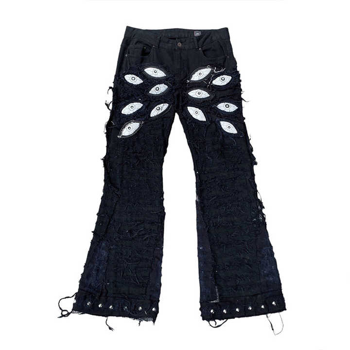 DiZNEW High Quality Classic Vintage Multi-layered Jeans Street Casual ...
