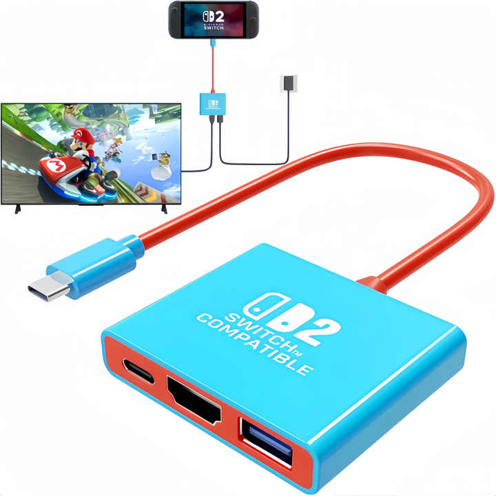 SWITCH2 for 4K60HZ Docking Station Multi-Functional USB C Hub with 3.0 ...