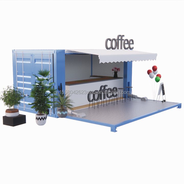 20ft Durable Steel Mini Pop-up Shop Container for Home Office Bathroom ...