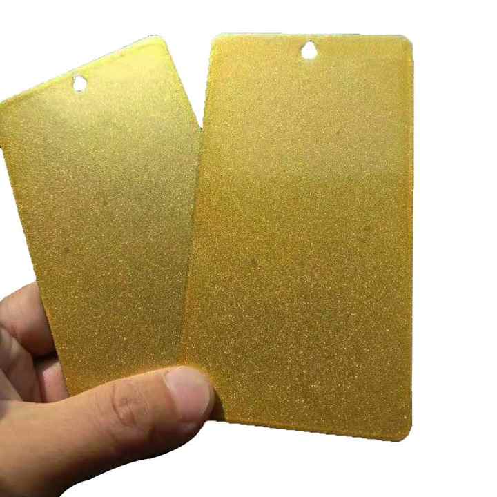 Gold Spray Ral Color Polyester Powder Coating - Yaxiong