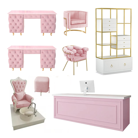 Nail Idea pink Manicure Table Nail Table Set for Beauty| Alibaba.com
