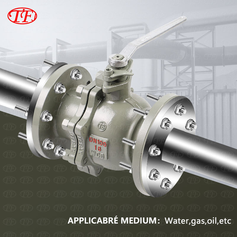 TF WCB Valve Body PN10/16 Flanged Ends Full Bore Manual Ball Valve OEM ...