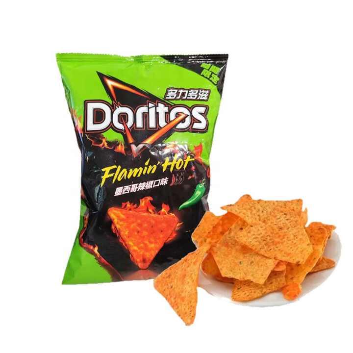 Taiwan Dorito-S Chips - Exotic Flamin Hot Corn Snacks